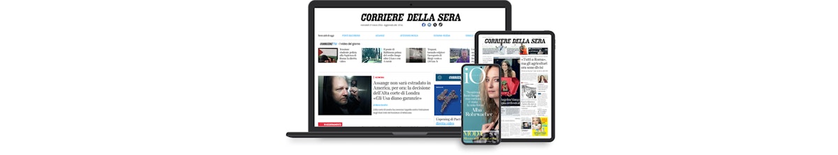 Riduzione 60% per Corriere della Sera - VERSIONE DIGITALE