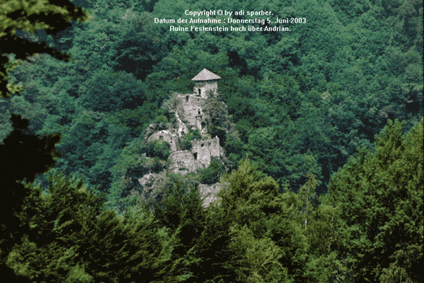 CASTELLO DI FESTENSTEIN | I Luoghi del Cuore - FAI